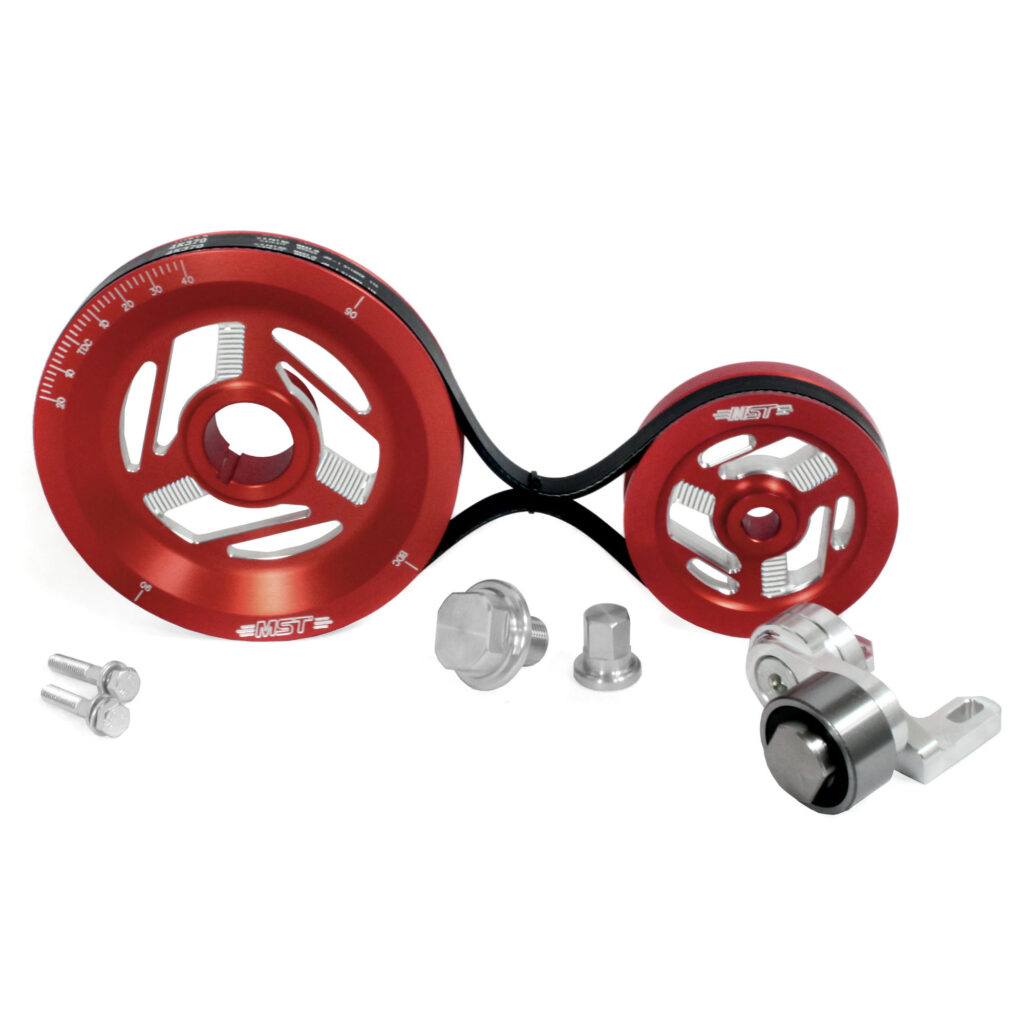 MST Raptor Serpentine Pulley Kit, Blue - Limebug
