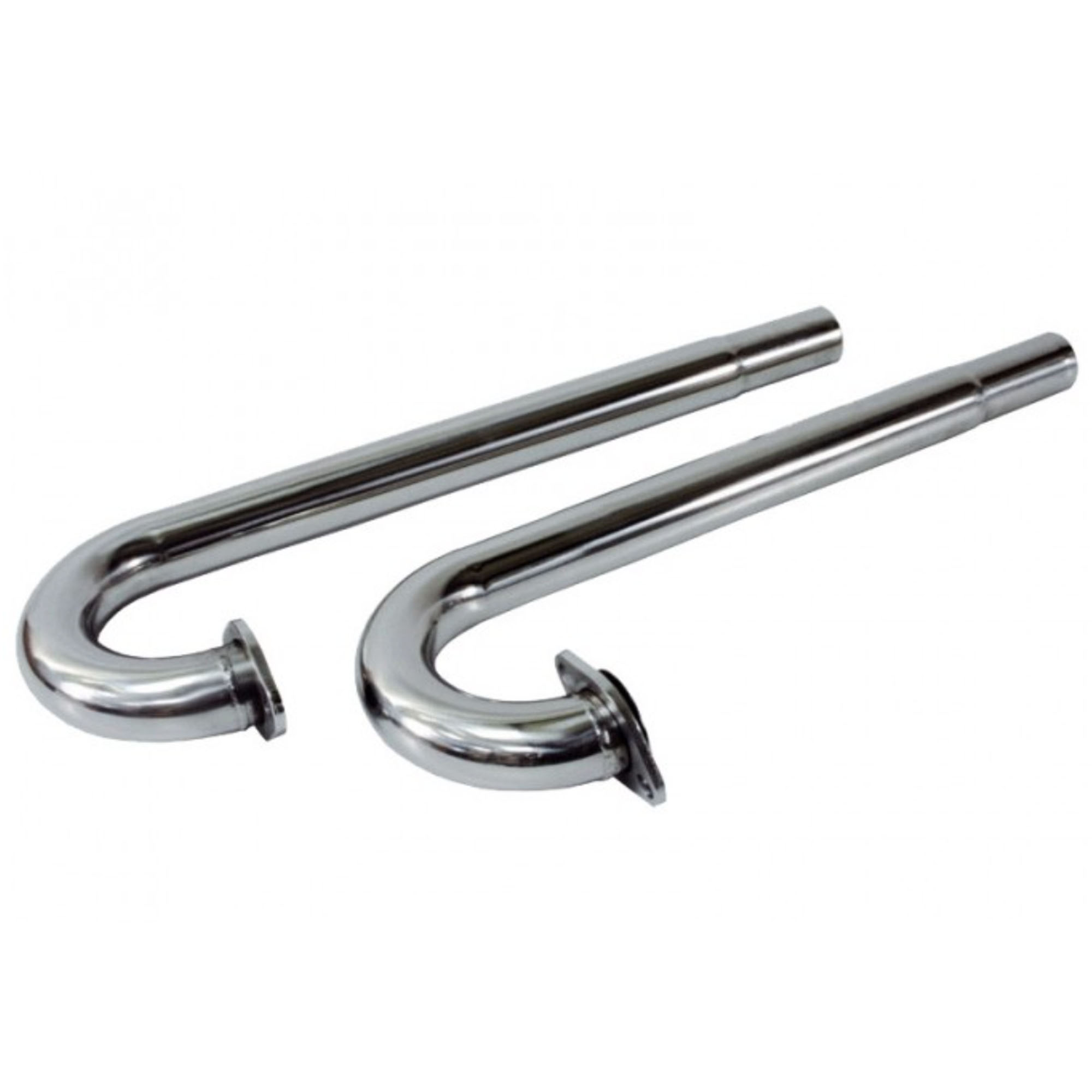 Type 1 Exhaust J-Tubes, Steel, Pair - Limebug